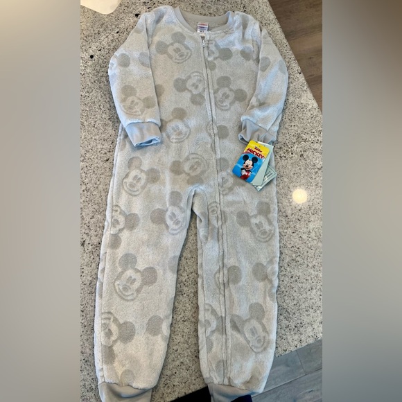 Disney | One Pieces | New Disney Mickey Mouse Kids Gray One Piece ...